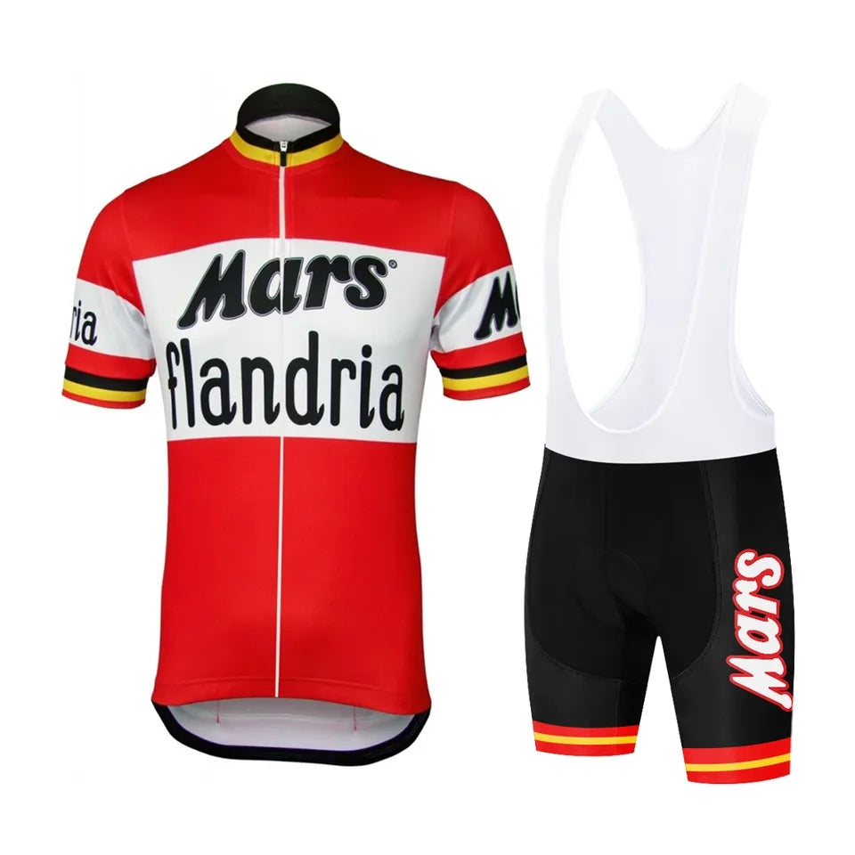 Mars Flandria retro cycling set - Pulling Turns