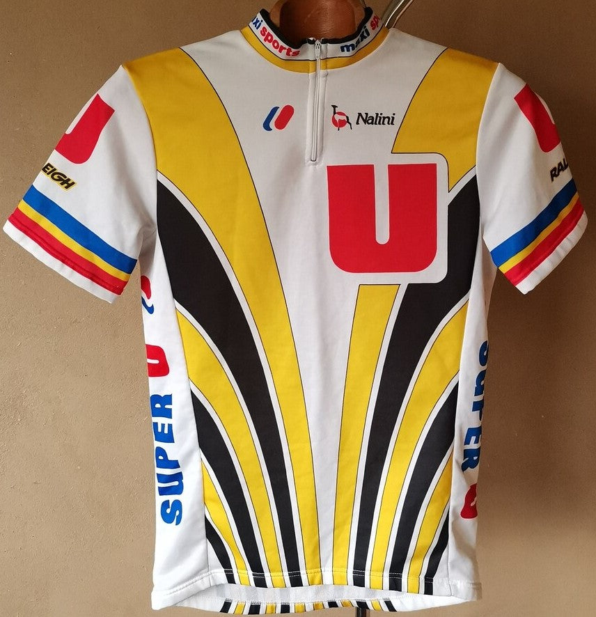 Super U-Raleigh retro cycling jersey 1989 - Pulling Turns