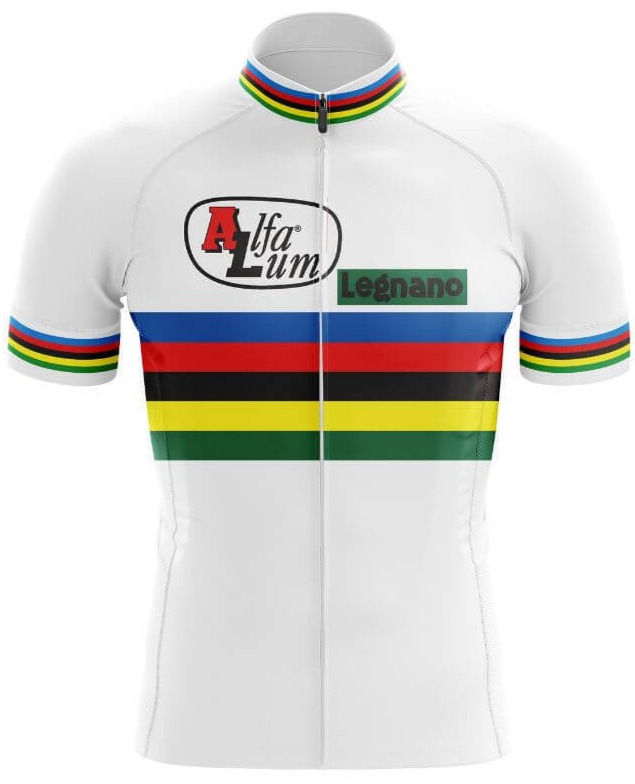 Alfa Lum Legnano World Champion cycling jersey 1988 - Pulling Turns