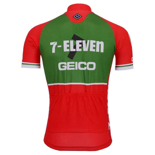7 ELEVEN Red retro cycling suit - Pulling Turns