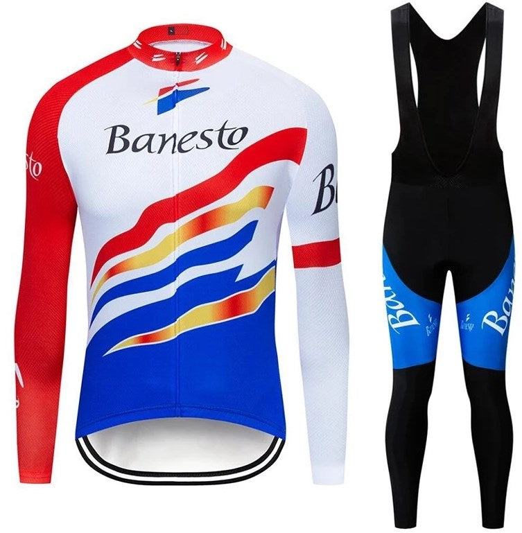 Banesto retro cycling set - Pulling Turns