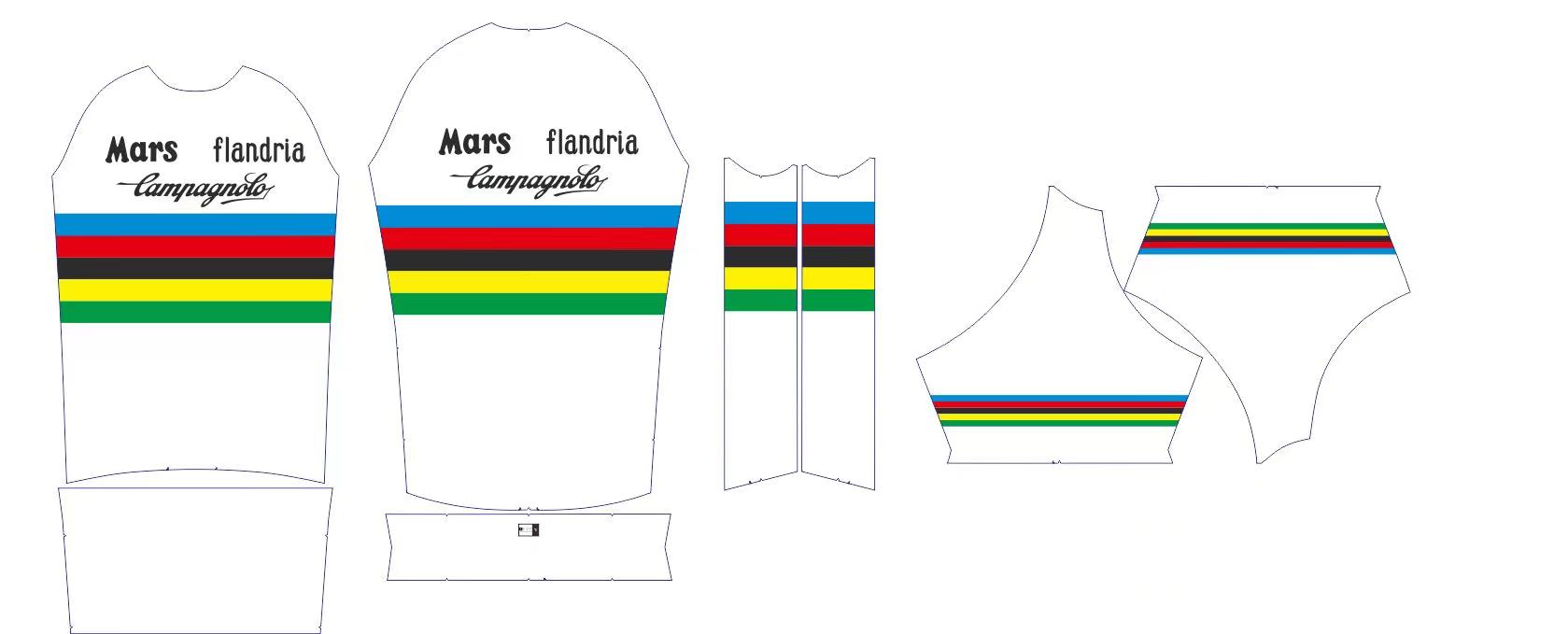 World Champion road cycling jersey 1970 - Pulling Turns
