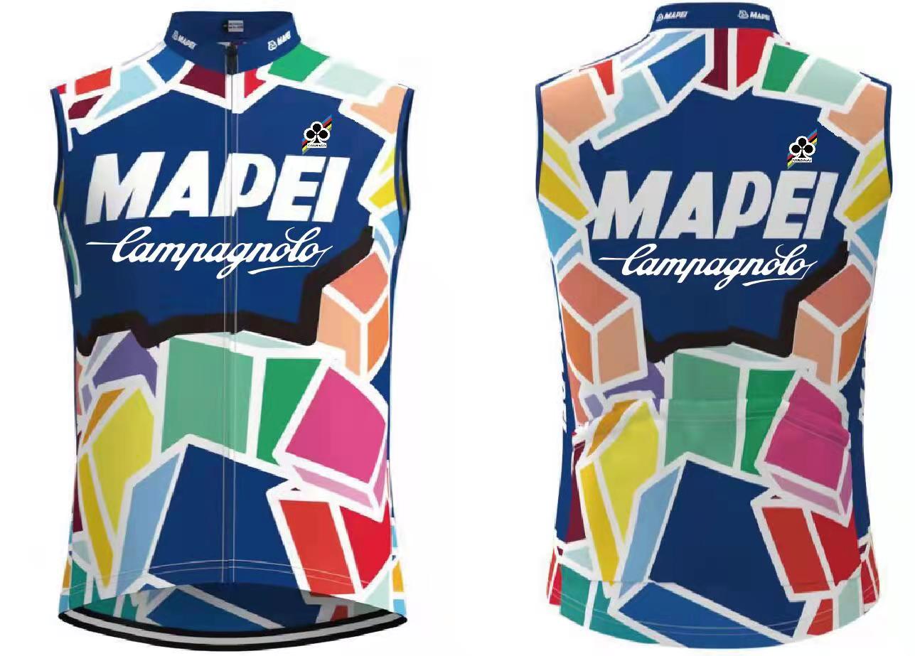 Mapei retro cycling vest - Pulling Turns
