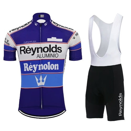 Team Reynolds Retro Cycling Set - Pulling Turns