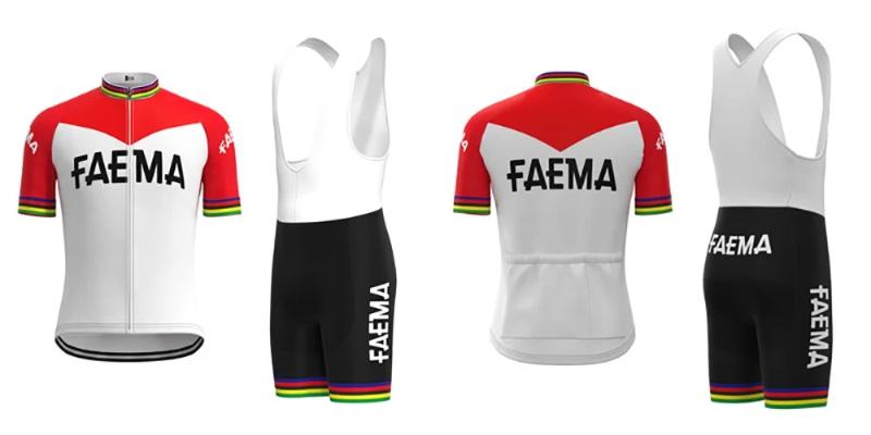Eddy Merckx 1969 Faema Retro Cycling Set - Pulling Turns