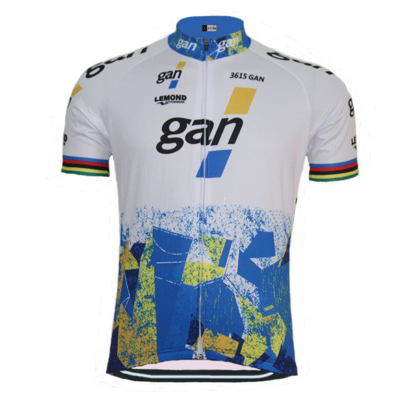 Gan Vintage cycling jersey short sleeve - Pulling Turns