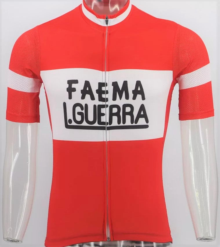 Faema-Guerra retro cycling jersey 1956 - Pulling Turns