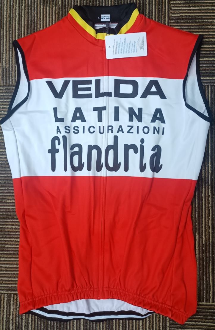 Retro Velda-Latina-Flandria Cycling Vest (Gilet) - Pulling Turns