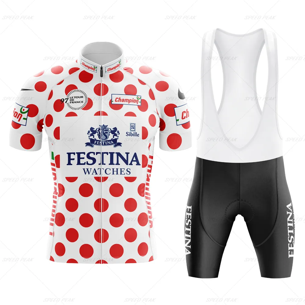 Tour de France 1997 King of mountains cycling set - Pulling Turns