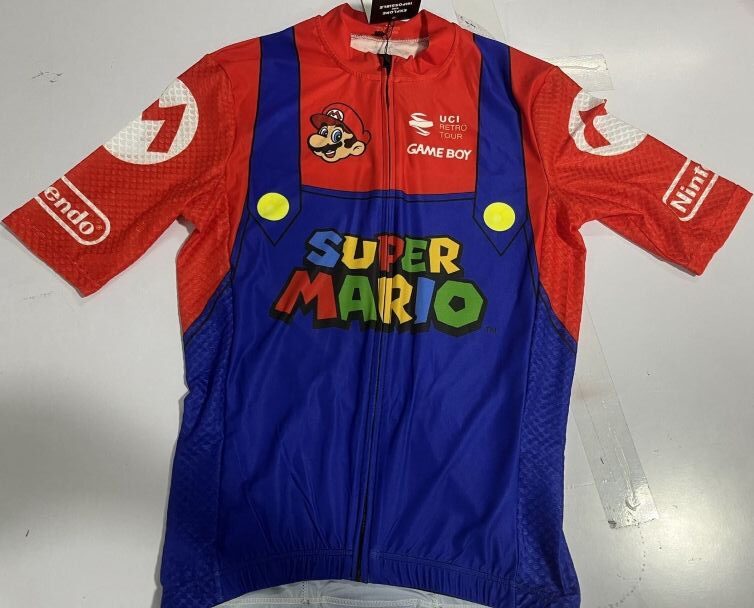 Super Mario Cycling Jersey - Pulling Turns Palestine national team ...